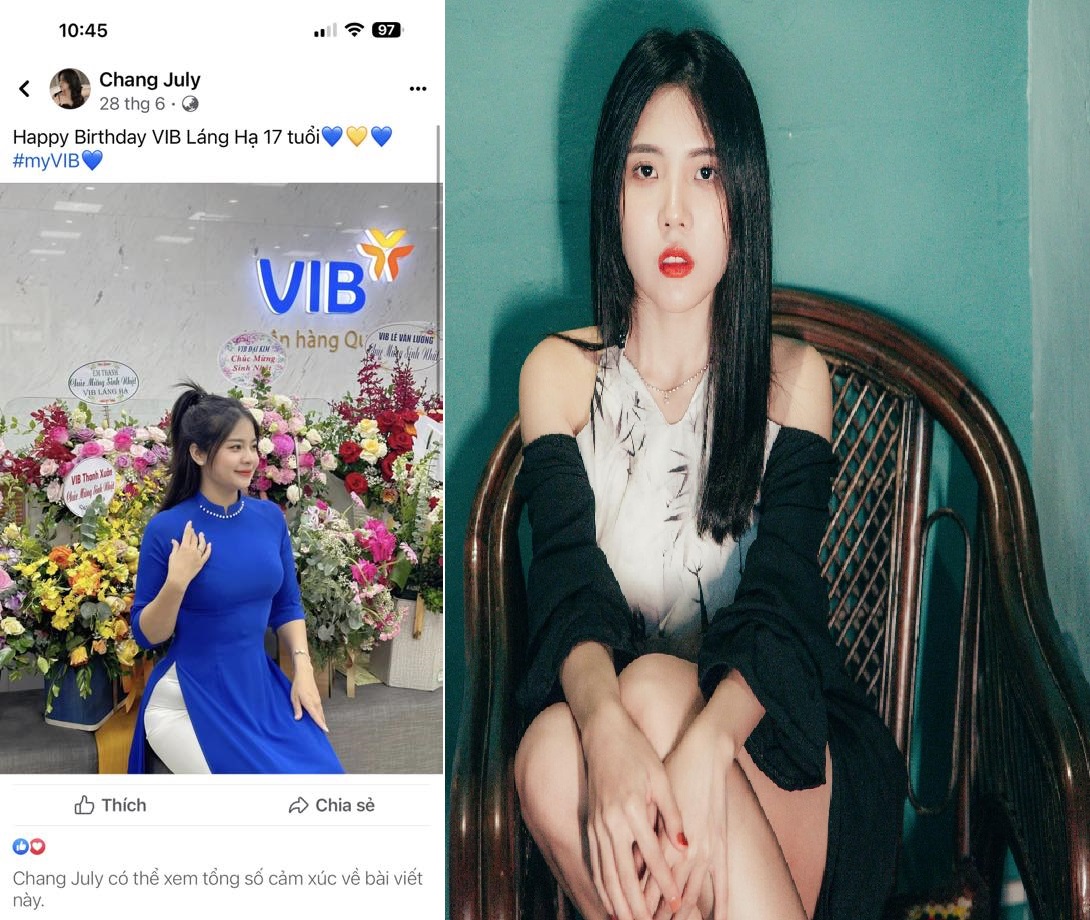 Full Nữ Nhân Viên Ngân Hàng VIB Chieng July - Chang July Xinh Đẹp Cặp Kè Với Sếp Lớn - YeuGai ...